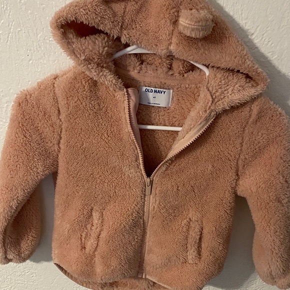 Old Navy | Jackets & Coats | Old Navy Warm Tan Fleece Jacket | Poshmark